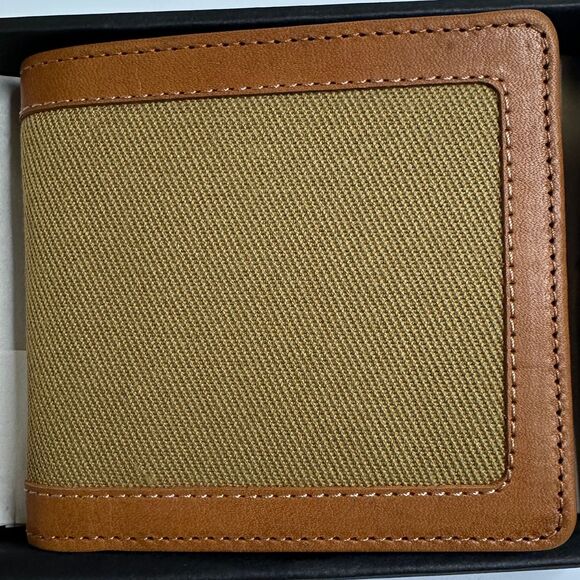 Filson | Bags | Filson Wallet Adult Brown Leather Canvas Rugged Twill ...